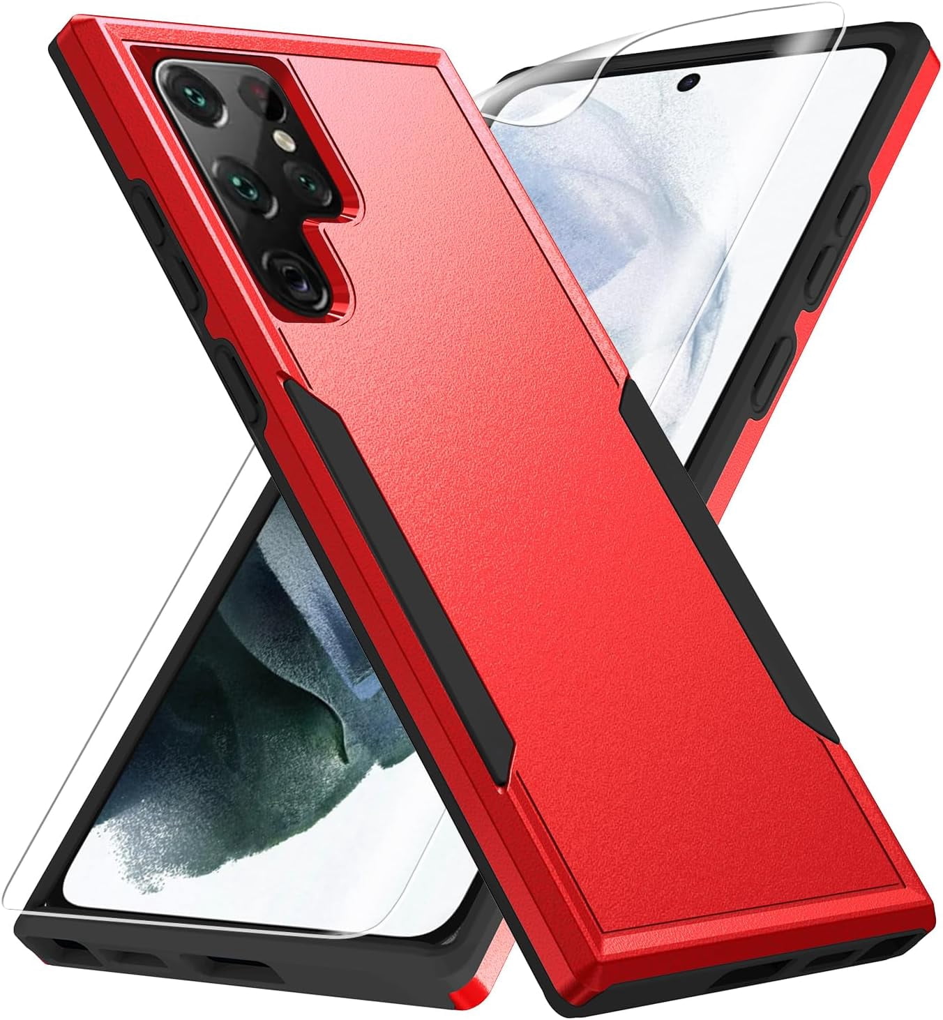 for Samsung Galaxy S22 Ultra Case,S22 Ultra Case,with Screen Protector ...