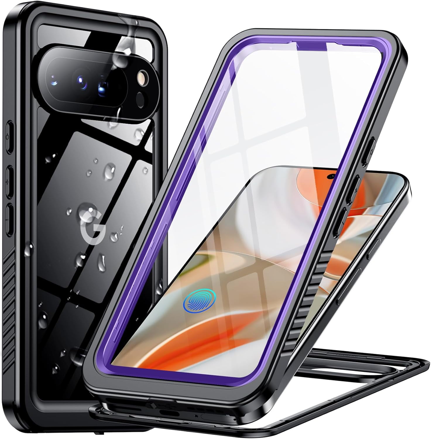 for Samsung Galaxy S22 Ultra Case Waterproof, Built in Screen Protector 360° Full Body Heavy ...