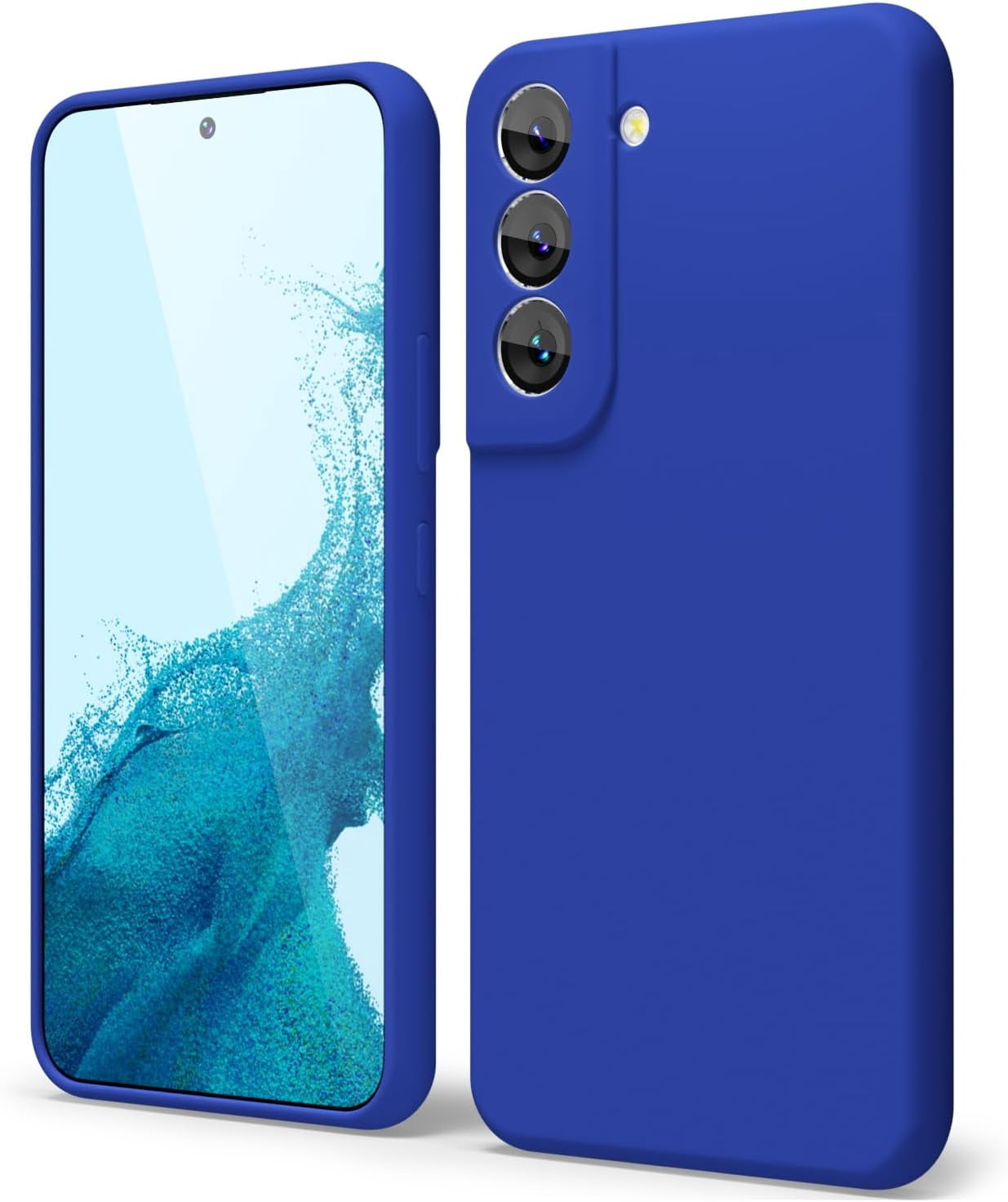 for Samsung Galaxy S22 Ultra Phone Case Liquid Silicone, Cute Thin Slim ...