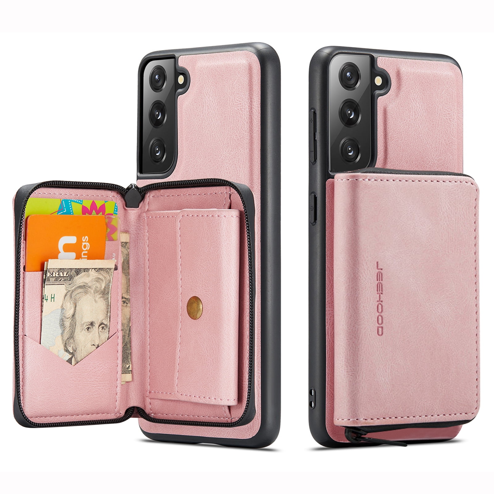 Samsung Galaxy S22 Wallet Case, Dteck Retro PU Leather Detachable ...