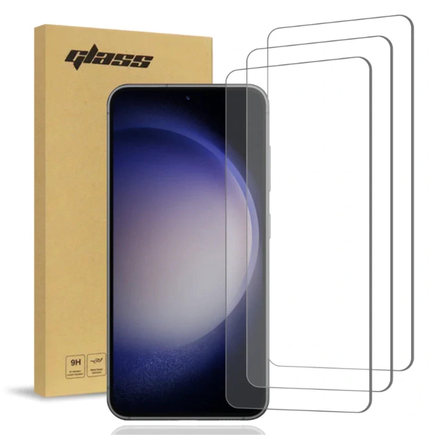 Samsung Galaxy S23 (3 Per Pack) 2.5D Glass Screen Protector - Walmart Business Supplies