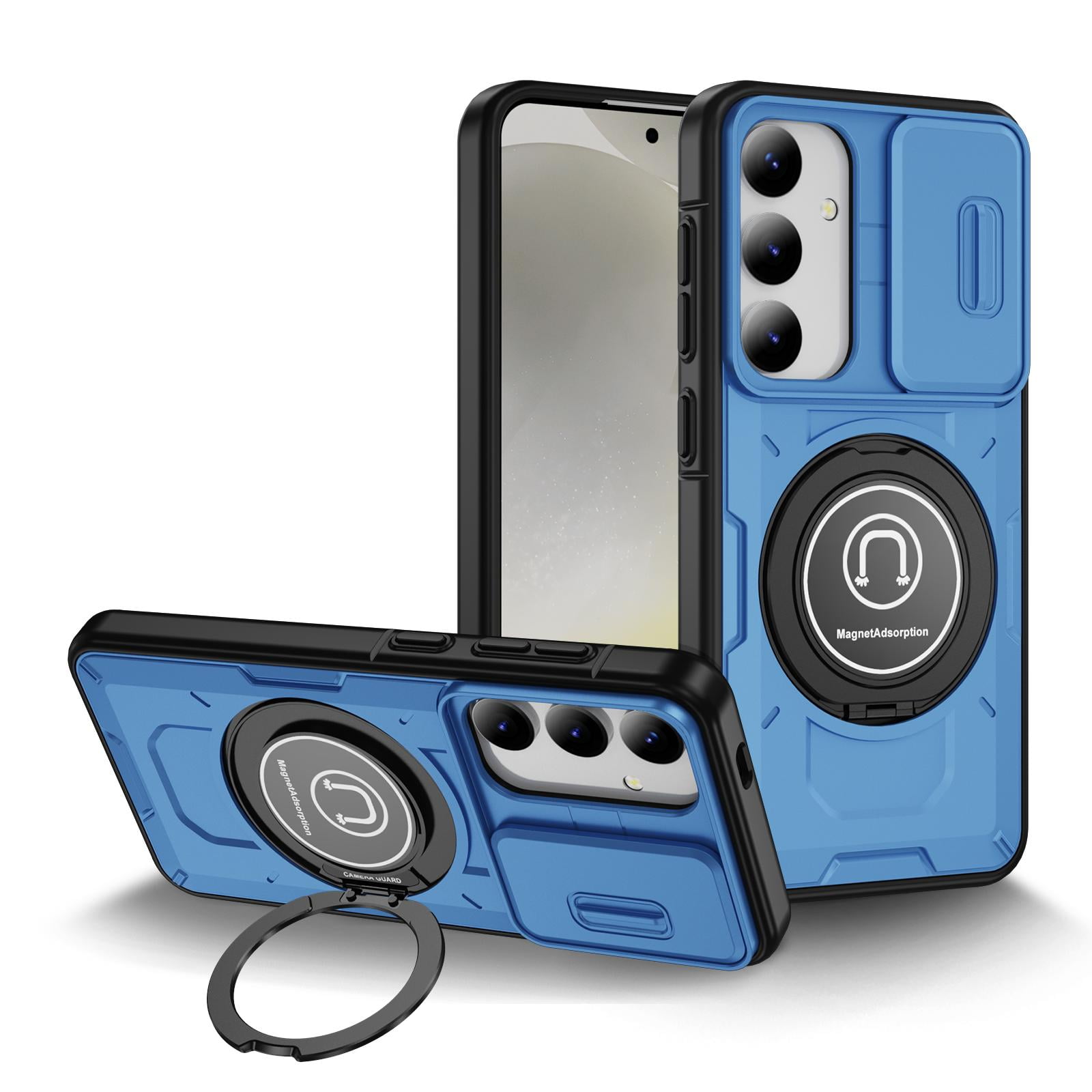 for Samsung Galaxy S23 Case with Camera Lens Sliding Cover Heavy Duty ...