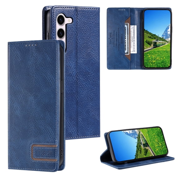 for Samsung Galaxy S23 Case Classic Design, Premium PU Retro Leather ...