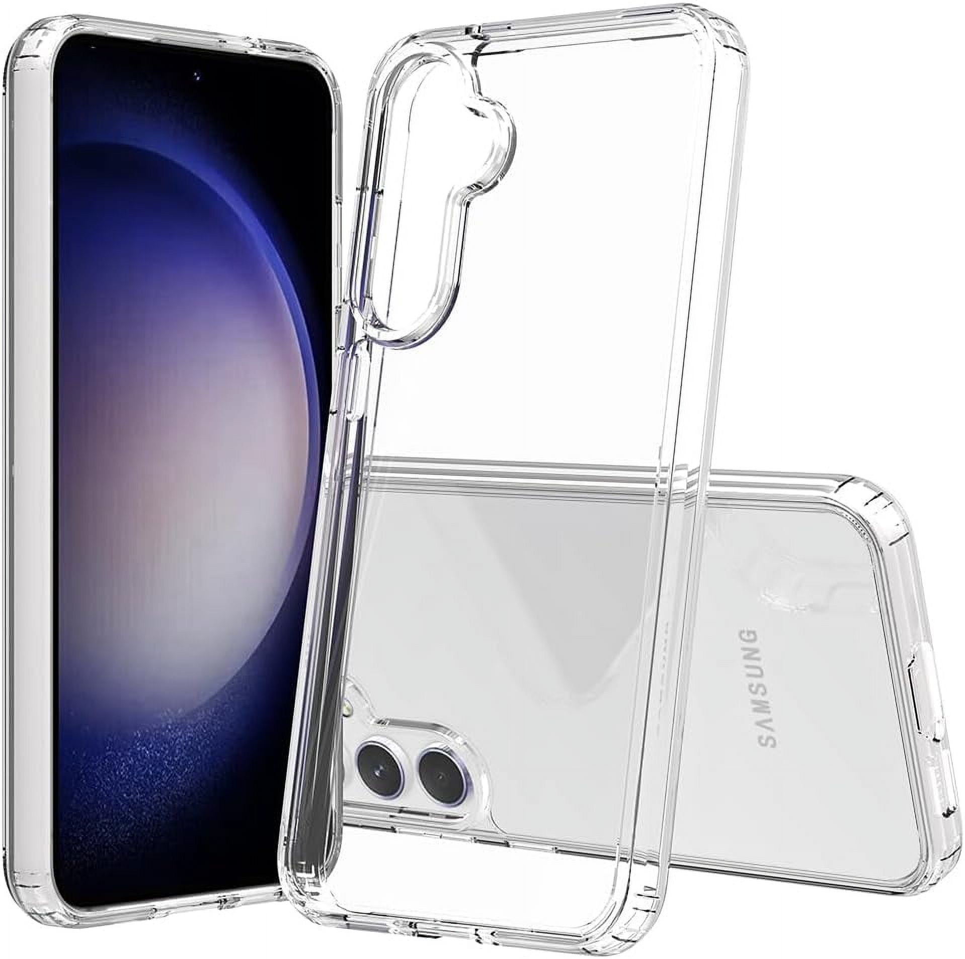 Samsung Galaxy S23 FE Case Premium Clear Back Panel + TPU Bumper Cover ...