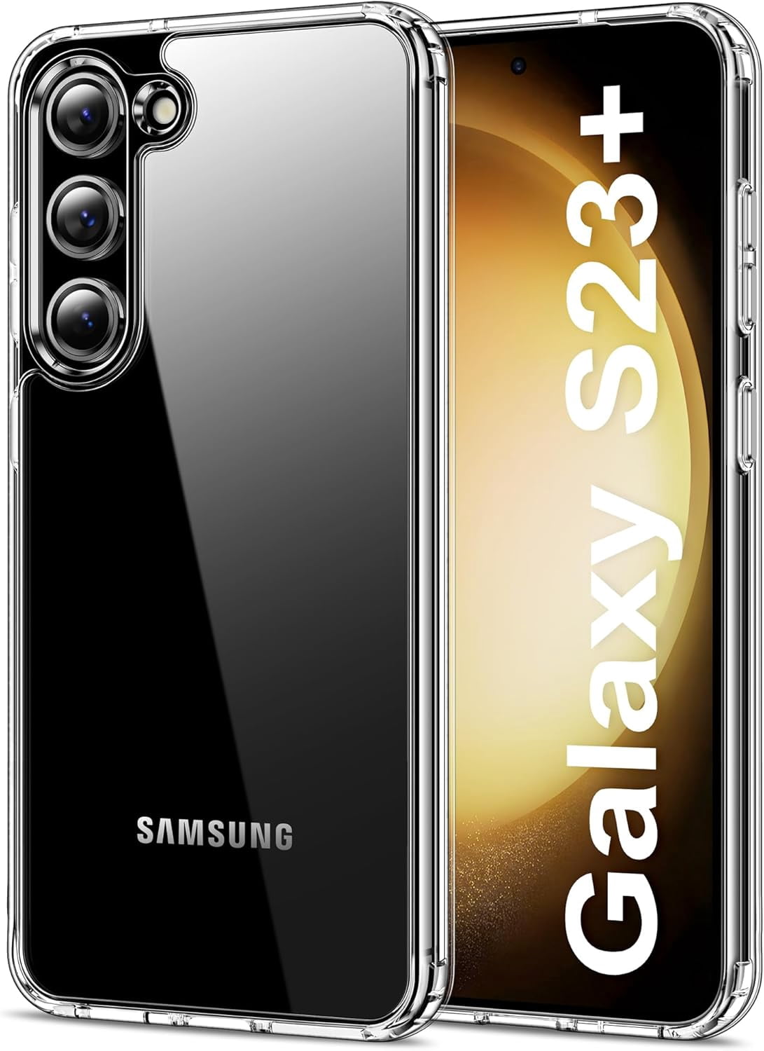 for Samsung Galaxy S23 Plus Case Clear [Anti-Yellowing] Anti-Scratch ...
