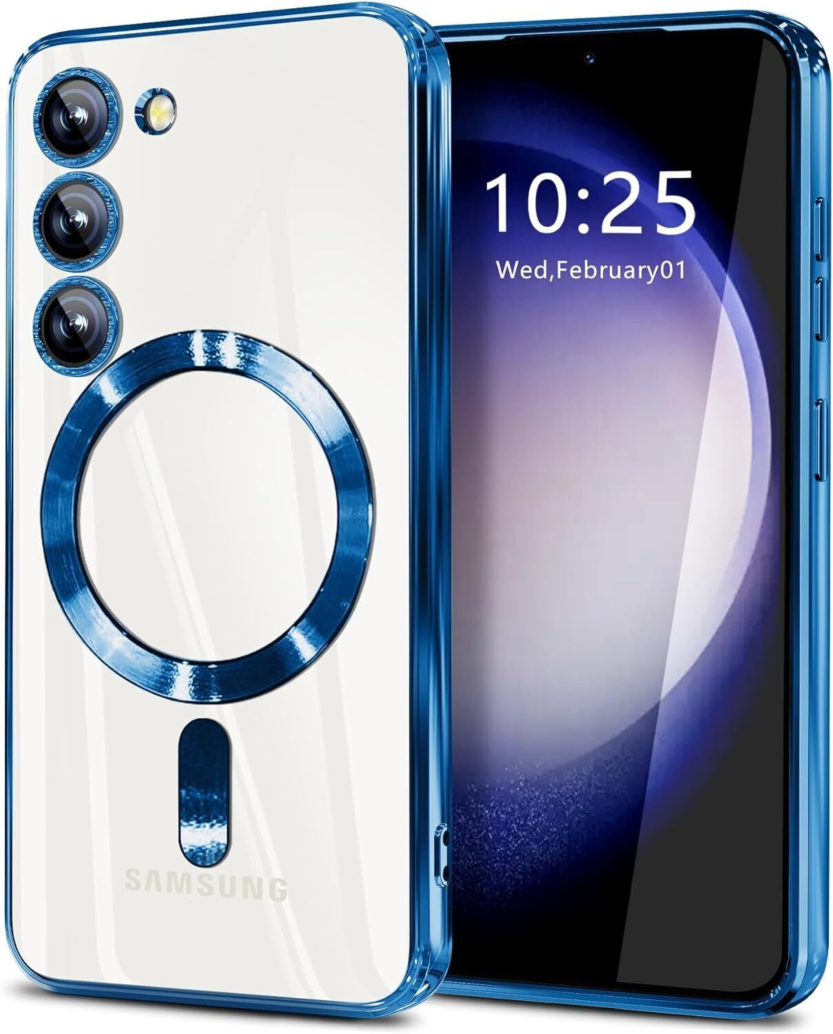 Samsung Galaxy S23 Plus Case Diamond Platinum MagSafe Collection Hybrid ...