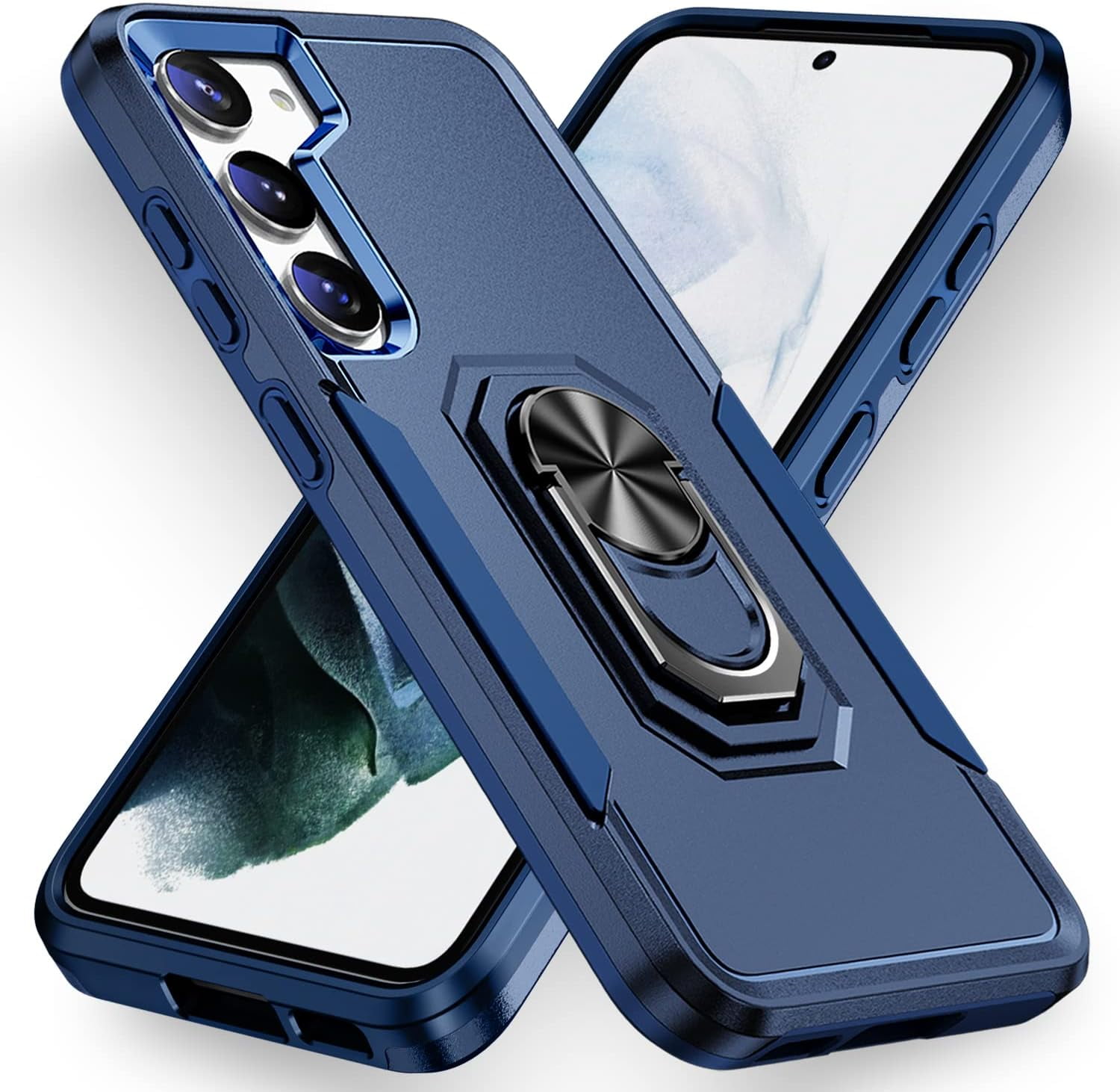 for Samsung Galaxy S23 Plus Case Galaxy S23+ Case with Kickstand Armor Magnetic Ring Rugged ...