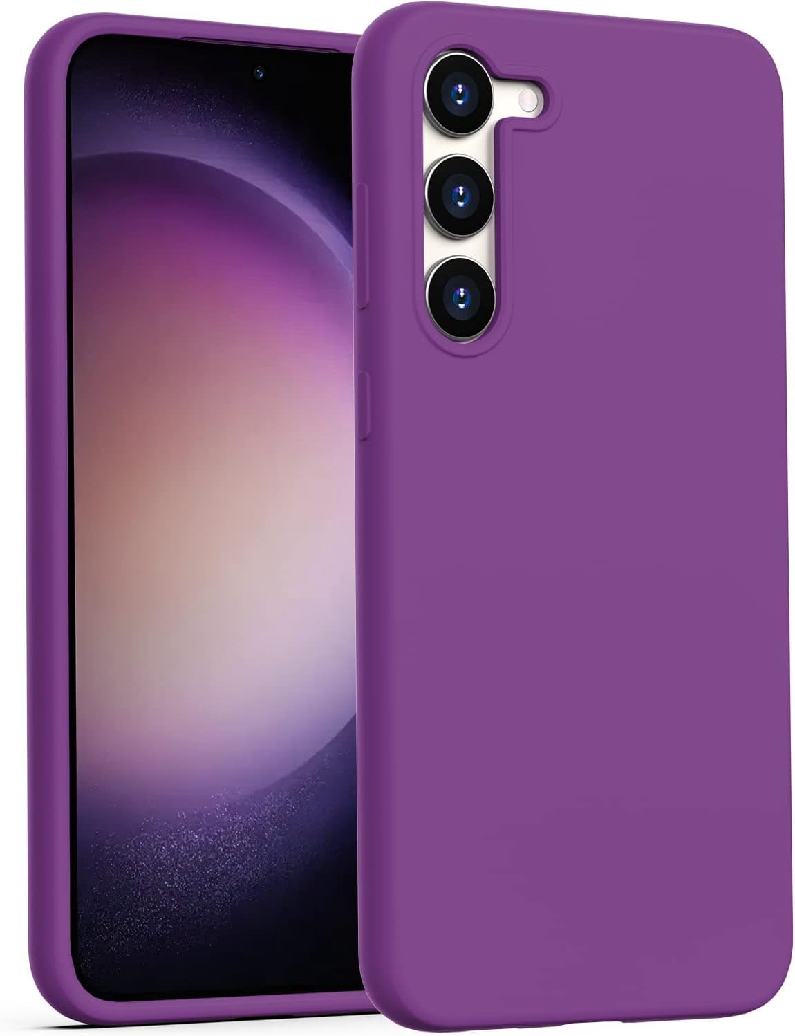 for Samsung Galaxy S23 Plus Case Silicone,Silky Smooth Flexible Gel ...