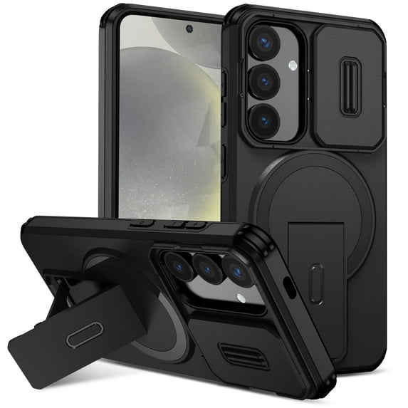 For Samsung Galaxy S23 Rugged Phone Case,With Invisible Kickstand ...