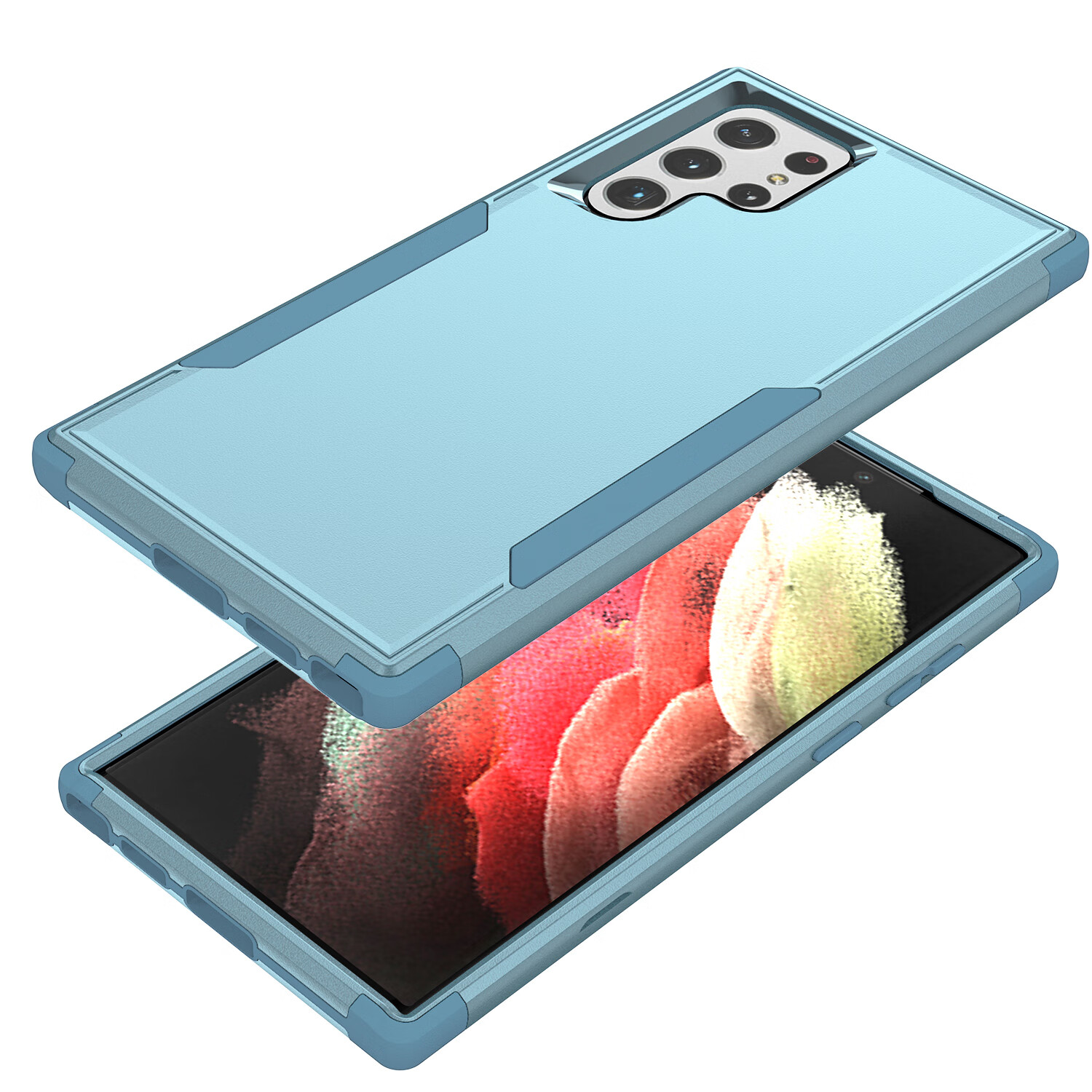 for Samsung Galaxy S23 Ultra 6.8" Case, Reinfoced TPU & Solid PC Cover ...