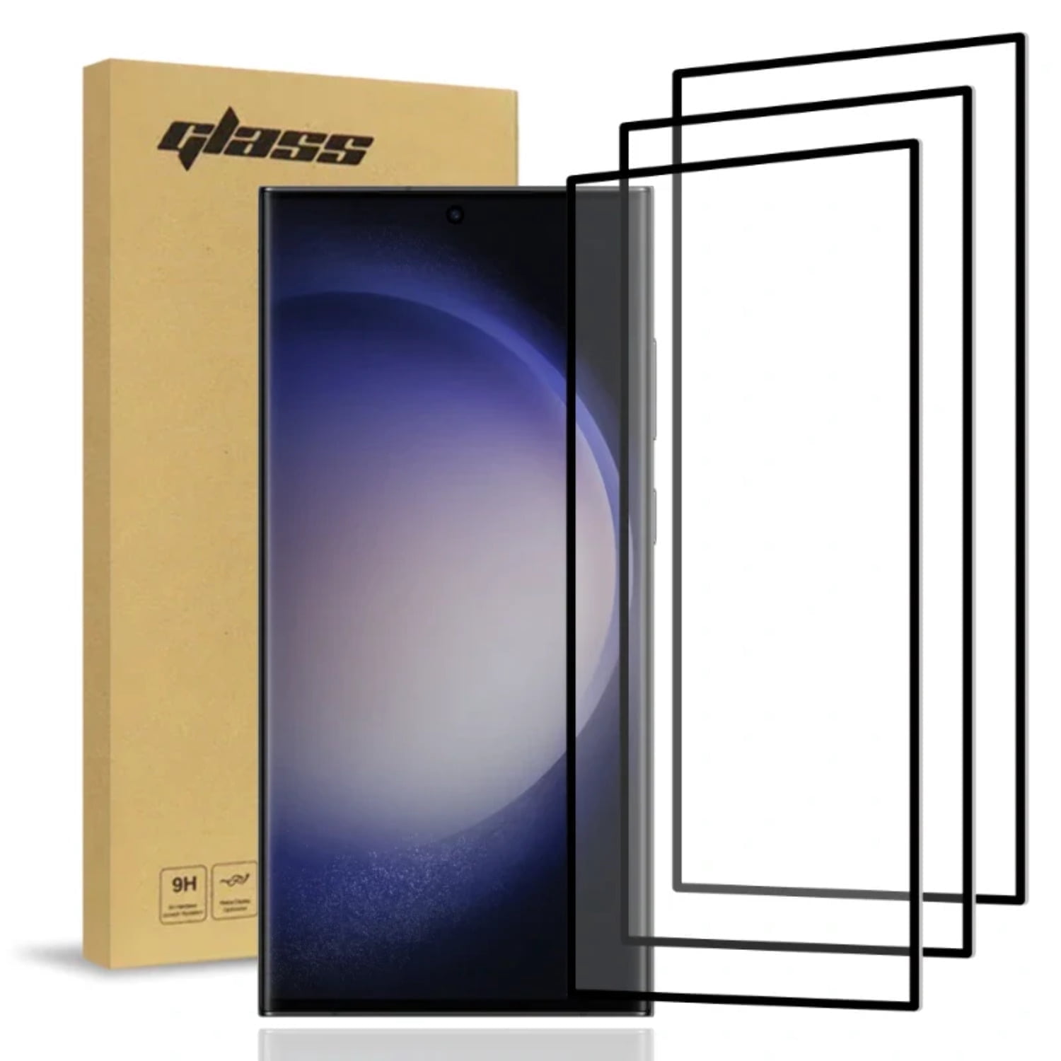 Samsung Galaxy S23 Ultra (6 Per Pack) 3D Full Glue Glass Screen ...