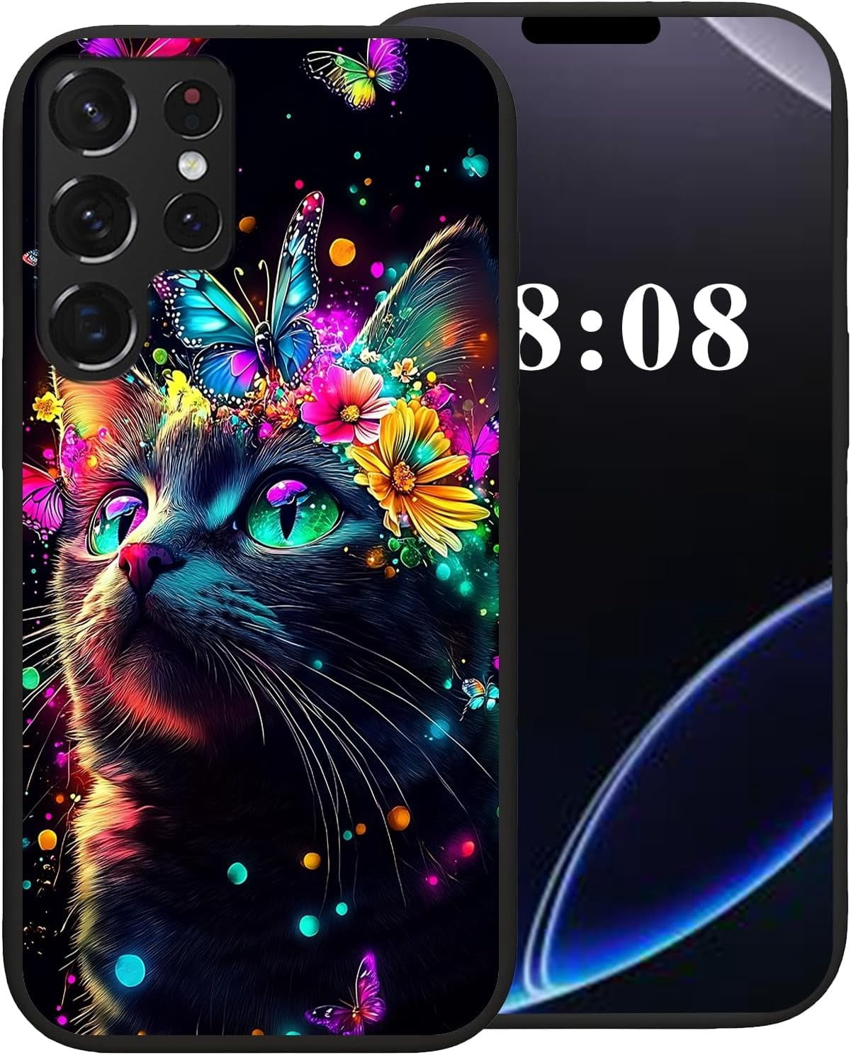 for Samsung Galaxy S23 Ultra Case,Black Soft TPU Silicone Shockproof ...