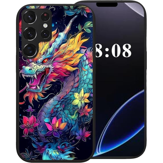 for Samsung Galaxy S23 Ultra Case,Black Soft TPU Silicone Shockproof ...