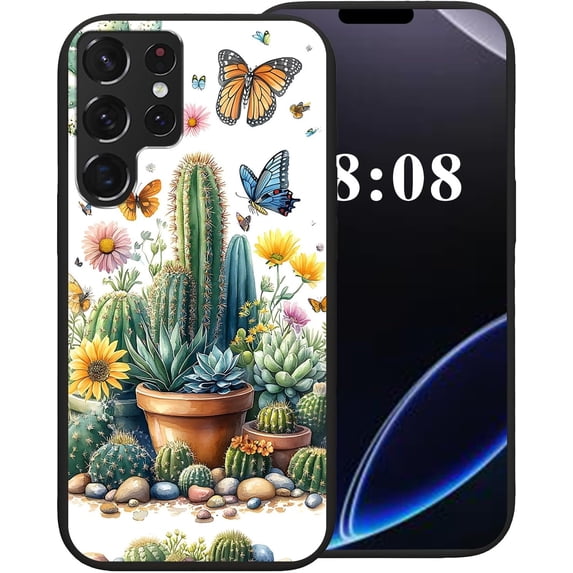 for Samsung Galaxy S23 Ultra Case,Black Soft TPU Silicone Shockproof ...