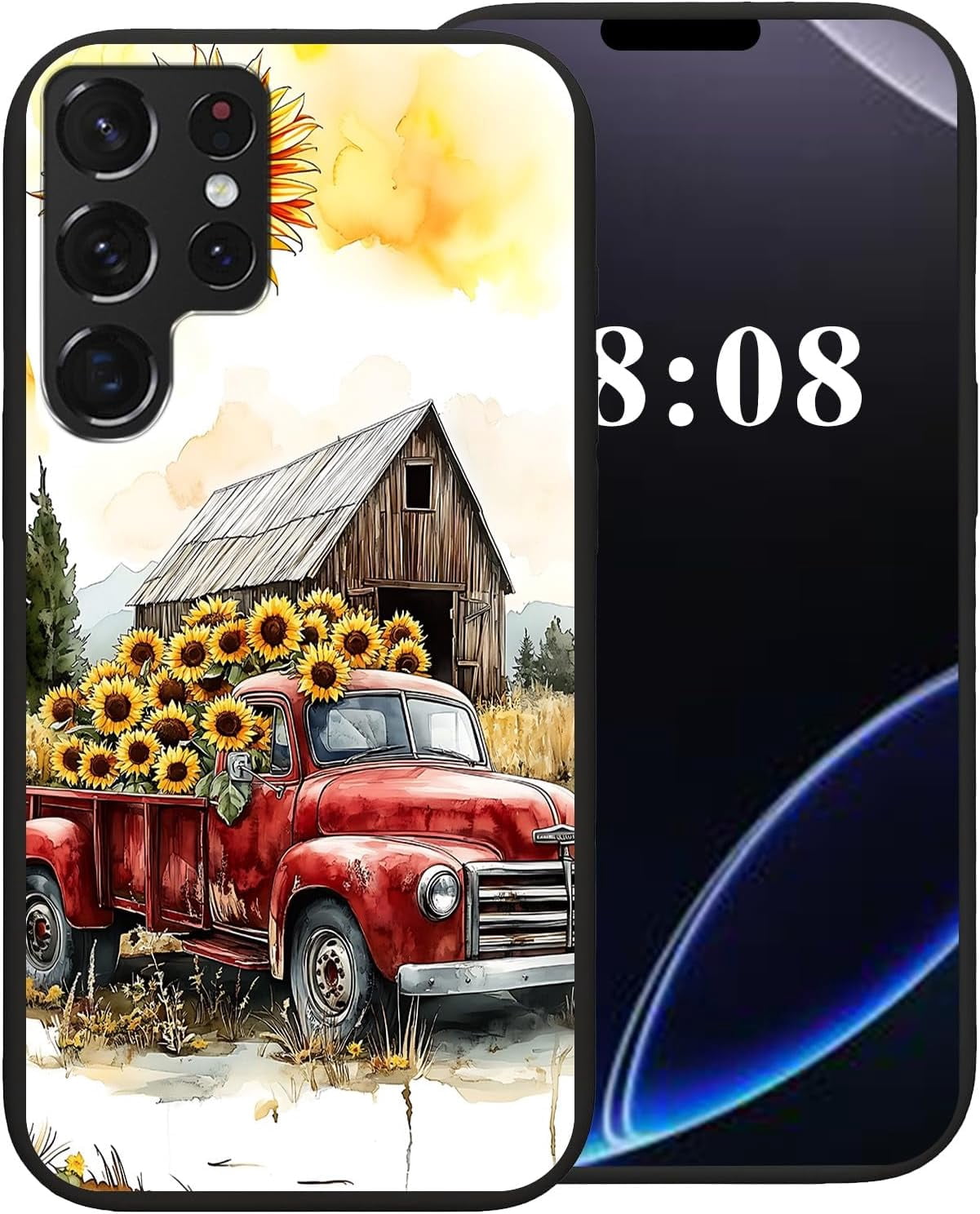 for Samsung Galaxy S23 Ultra Case,Black Soft TPU Silicone Shockproof ...