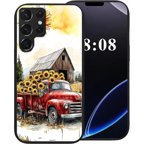 for Samsung Galaxy S23 Ultra Case,Black Soft TPU Silicone Shockproof ...