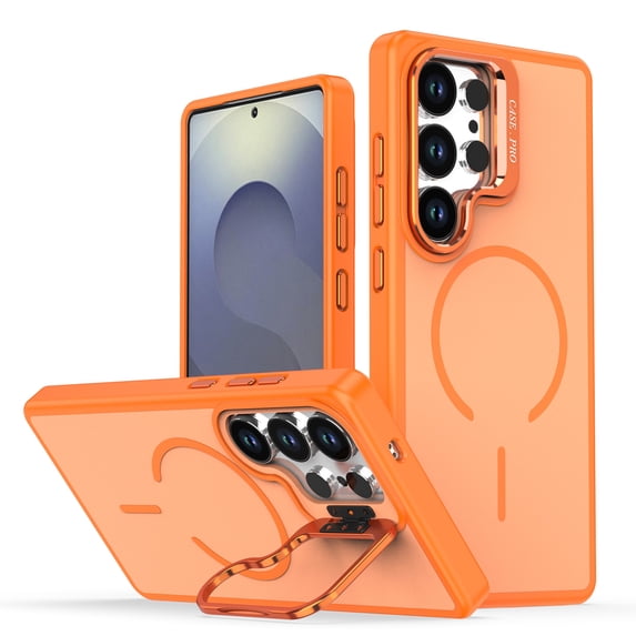 for Samsung Galaxy S23 Ultra Case with Built-in Camera Stash Stand ...
