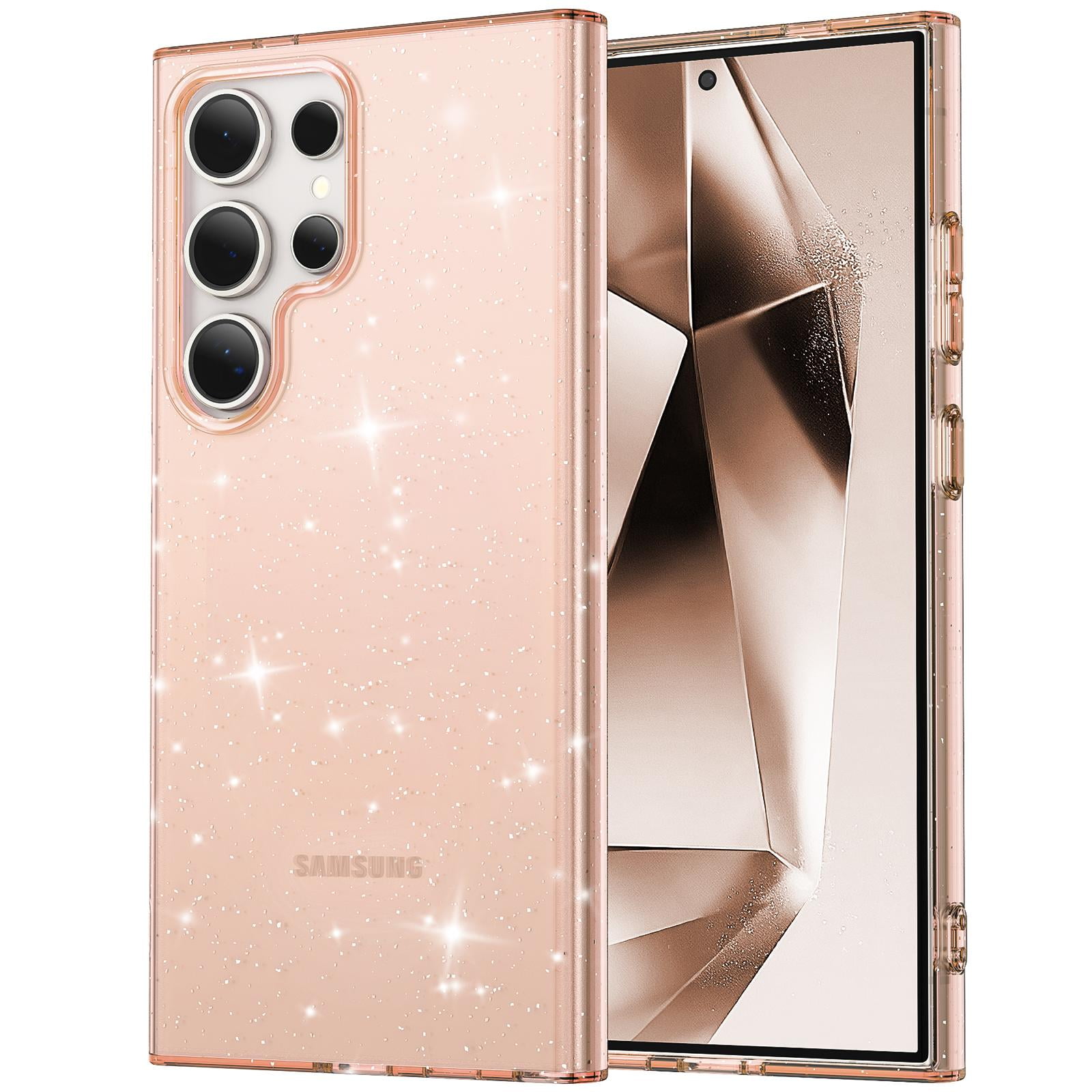 for Samsung Galaxy S23 Ultra Case Clear Glitter, Cute Sparkle Bling ...