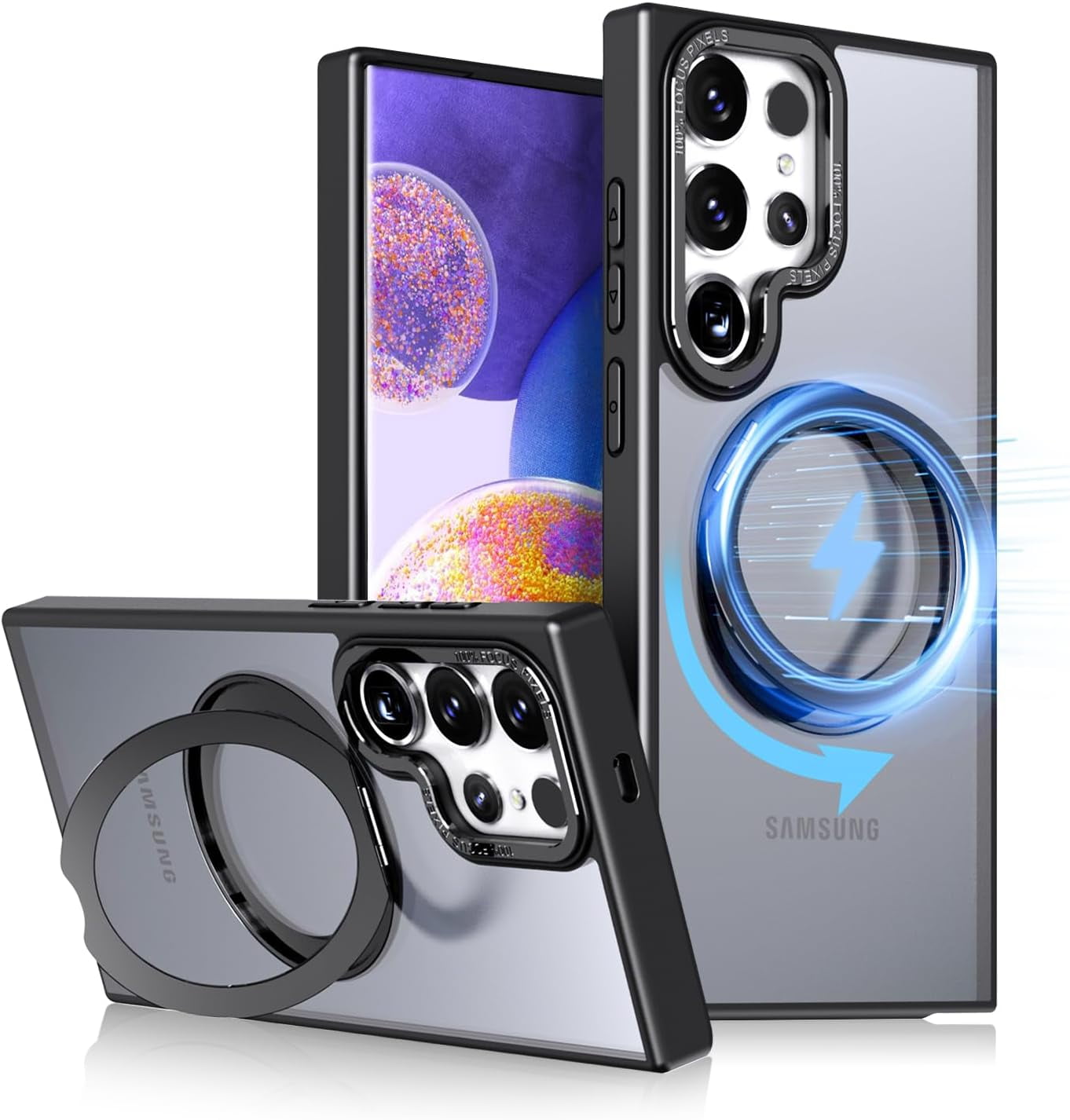 for Samsung Galaxy S23 Ultra Case, [Compatible with Magsafe][Built in ...