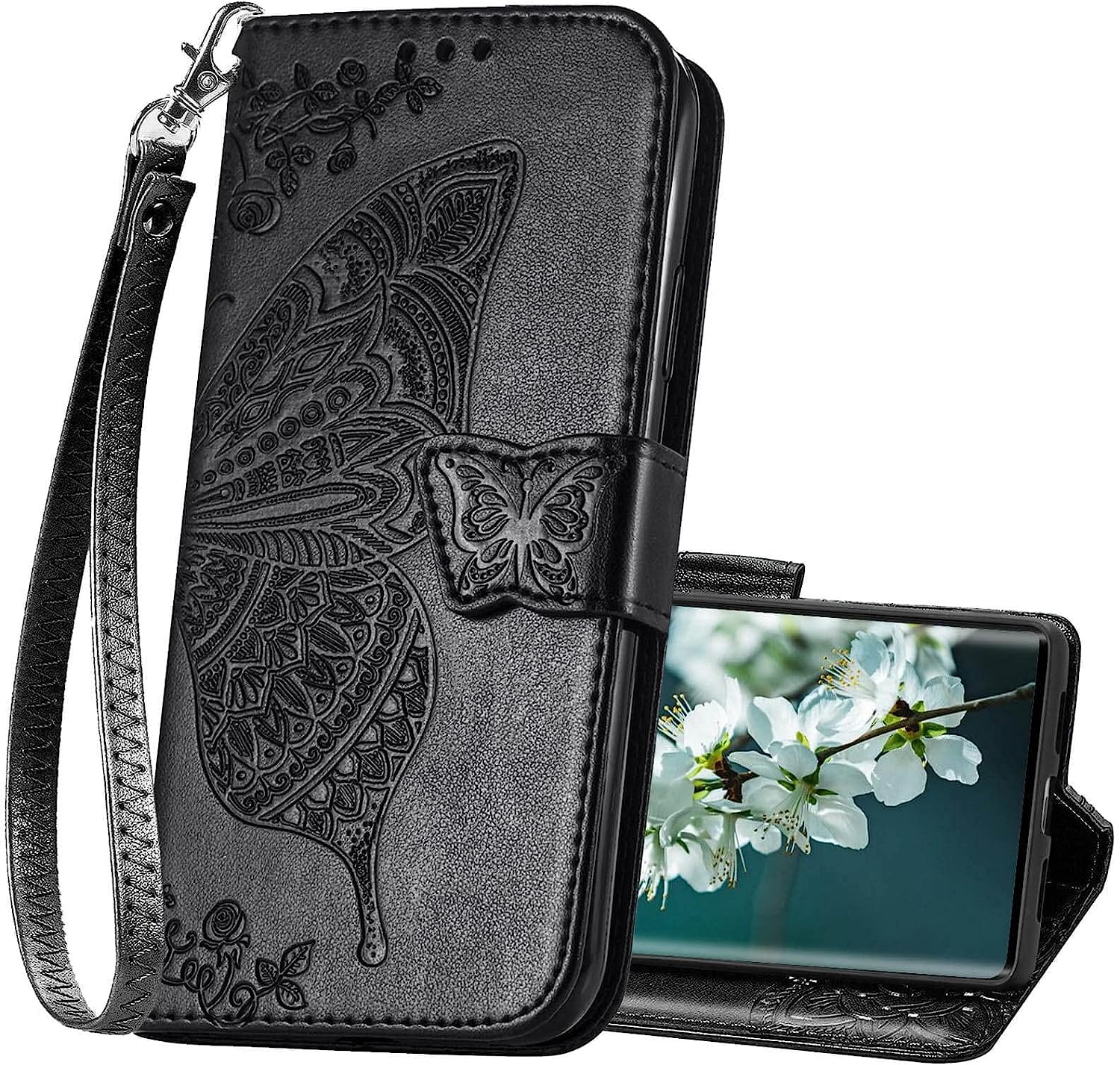 for Samsung Galaxy S23 Ultra Case Wallet,Women Flip Folio Cover with ...