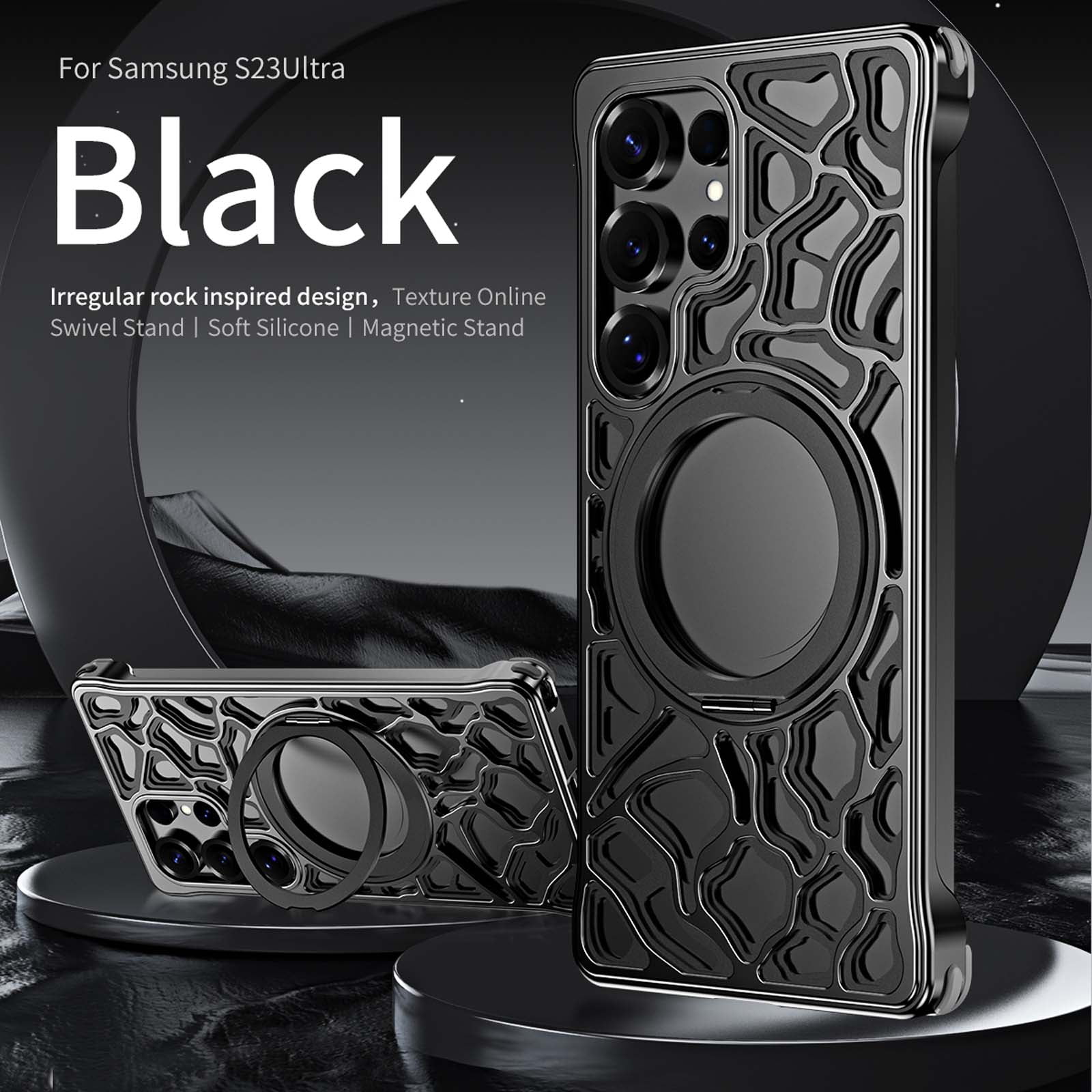 for Samsung Galaxy S23 Ultra Heat Dissipation Case,Frameless Metal with ...
