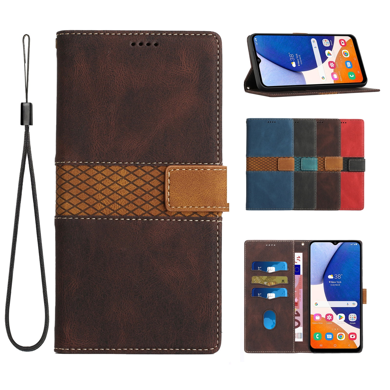 for Samsung Galaxy S23 Wallet Flip Cases Cover,[RFID Blocking][Card ...