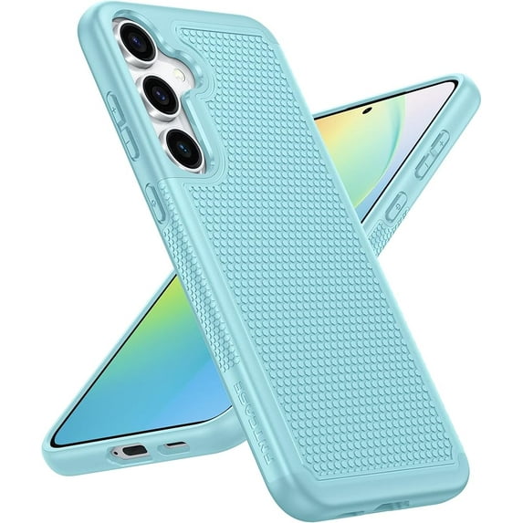 for Samsung Galaxy S24 Case：Dual Layer Rugged Protective Phone Cover ...