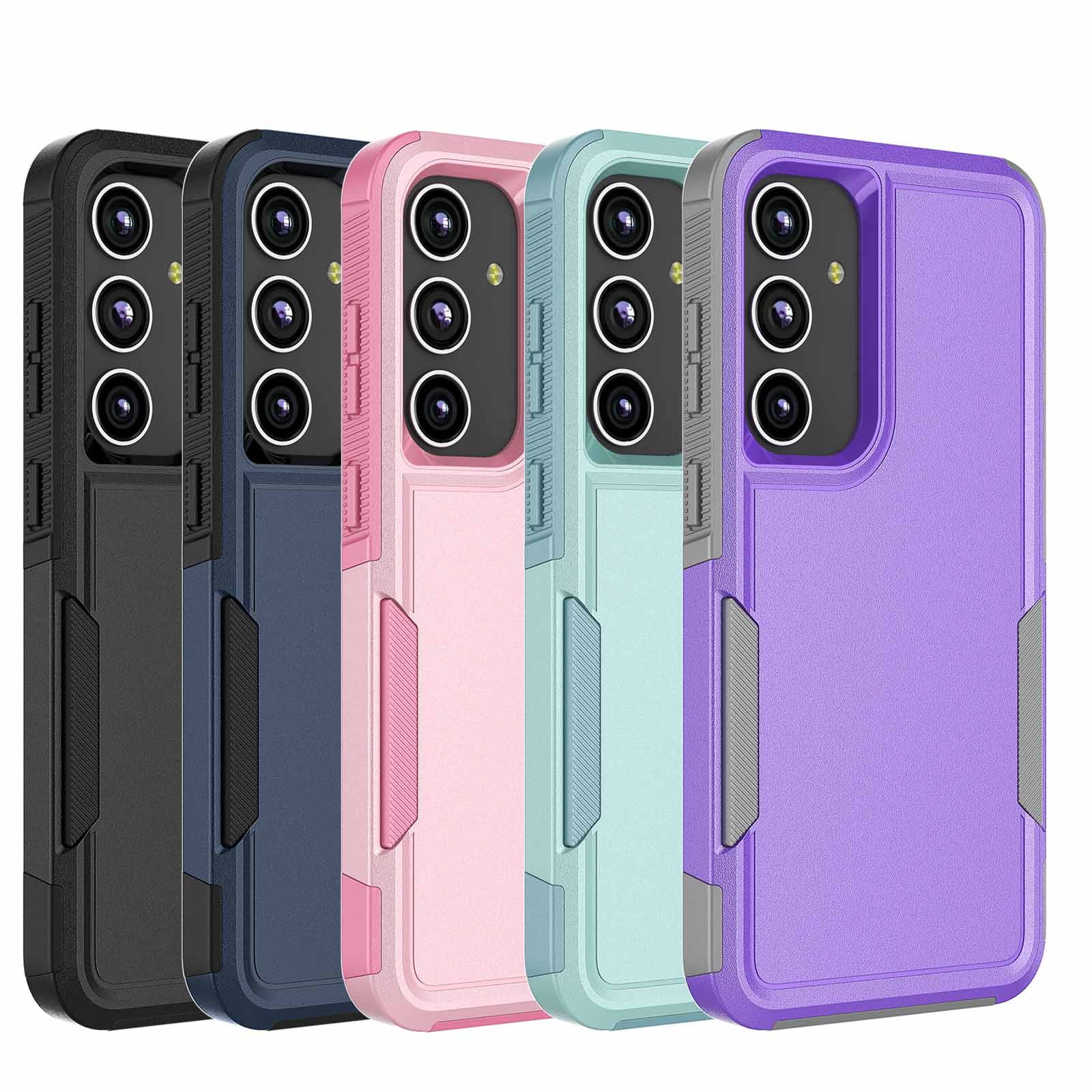 For Samsung Galaxy S24 FE 5G Case，Sturdy Durable Cover Cute Bumper Case for Samsung Galaxy S24 ...