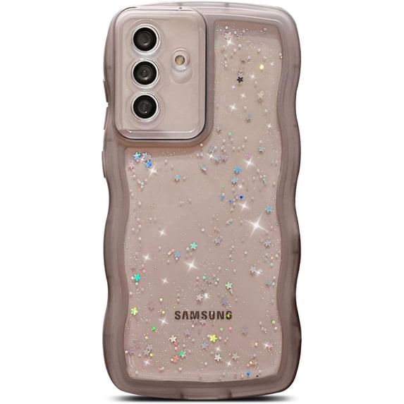 for Samsung Galaxy S24 FE Case 6.7" Glitter Clear Bling Shiny Star ...