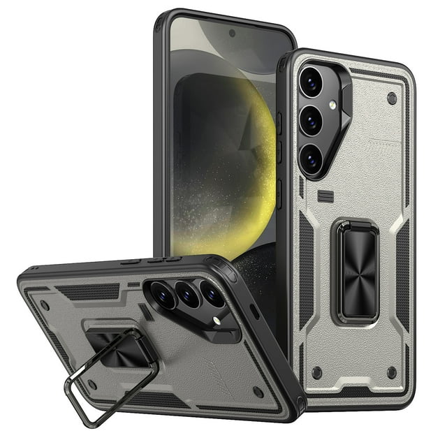 for Samsung Galaxy S24 FE Phone Case with Stand Ring, Military Grade Protection, Support Magnet ...