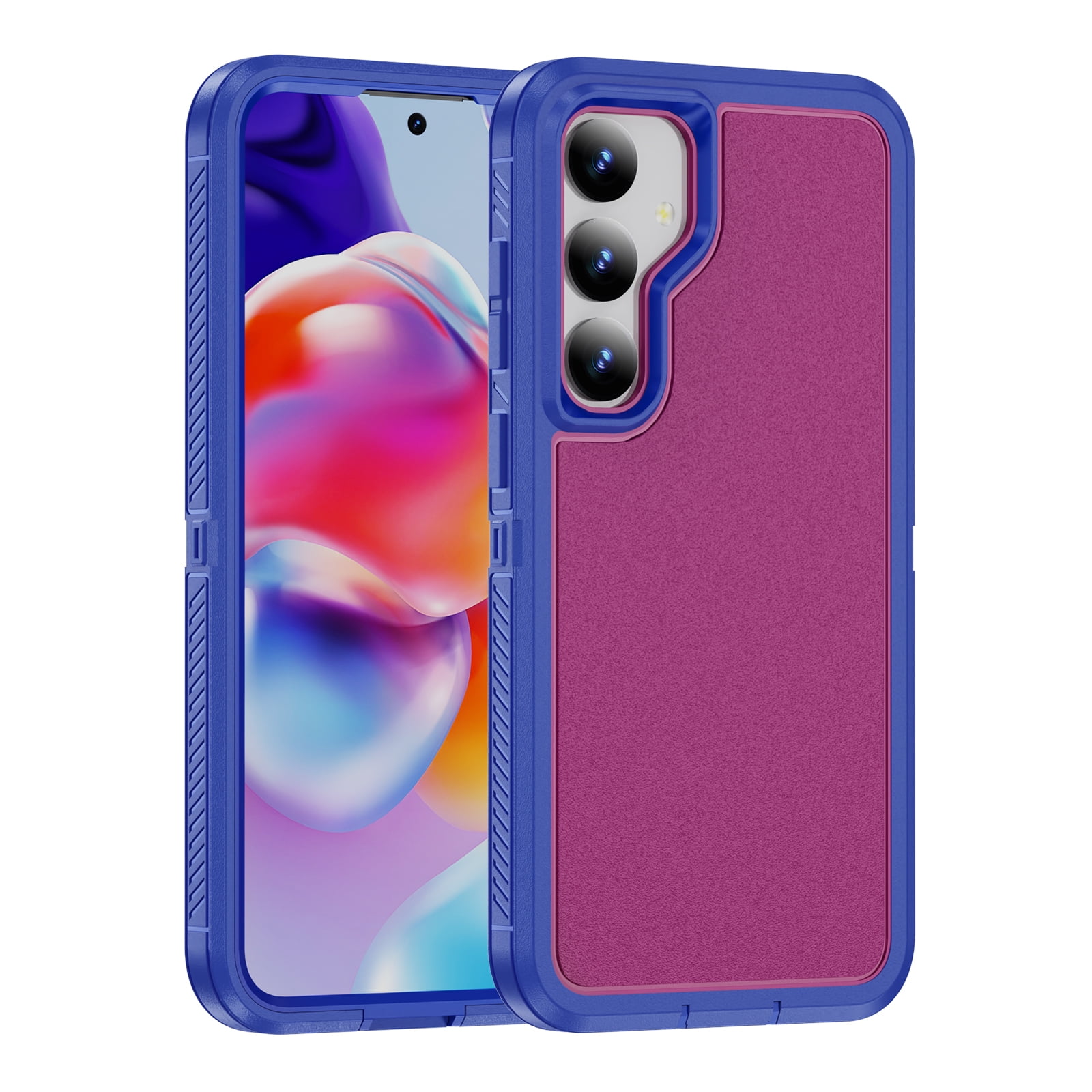 for Samsung Galaxy S24 Hybrid Case [Military Grade Drop Tested] Heavy ...