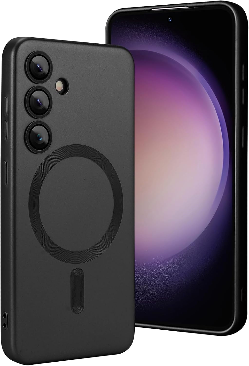 for Samsung Galaxy S24 Magnetic Case with Camera Lens Protector ...