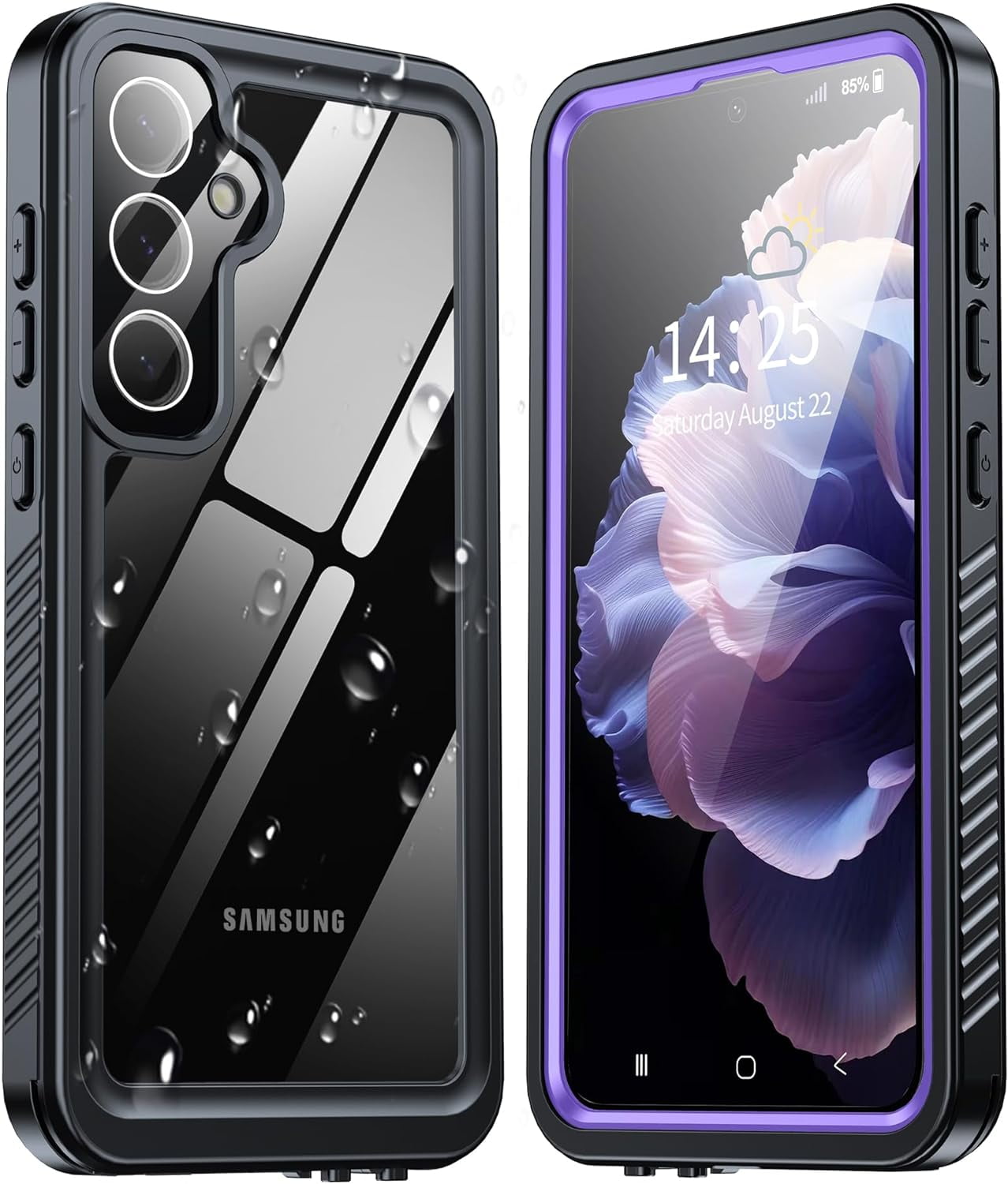 for Samsung Galaxy S24 Plus Case Waterproof, Built-in Lens & Screen ...
