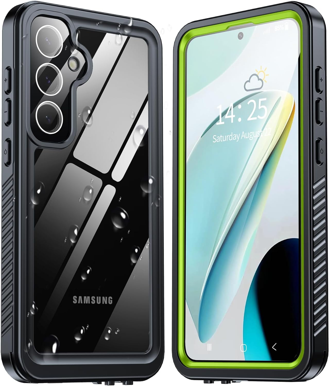 for Samsung Galaxy S24 Plus Case Waterproof, Built-in Lens & Screen ...