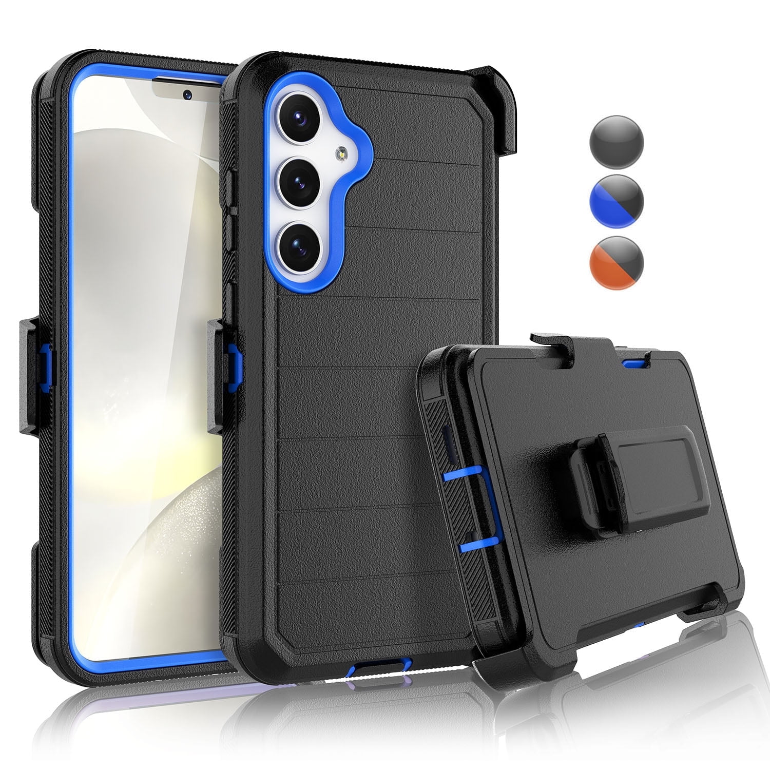 Samsung Galaxy S24,S24+ Plus/S24 Ultra Case, Heavy Duty Rugged Defender ...
