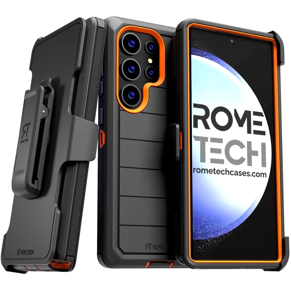 Rome Tech Samsung Galaxy S24 Ultra Defender Case, Shockproof Rugged ...