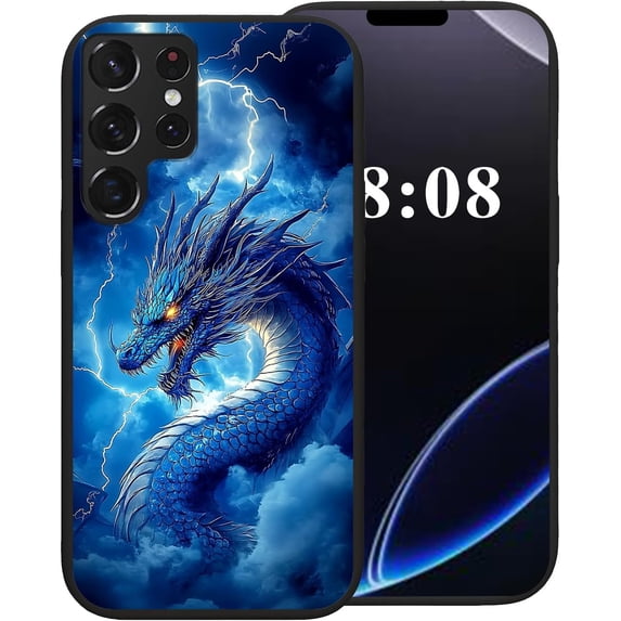 for Samsung Galaxy S24 Ultra Case,Black Soft TPU Silicone Shockproof ...