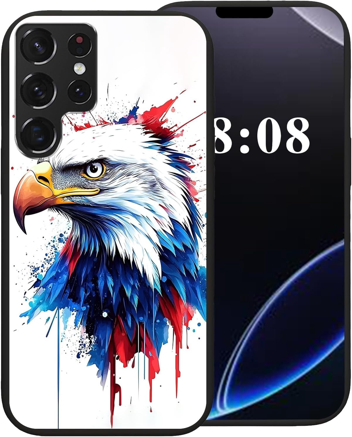 for Samsung Galaxy S24 Ultra Case,Black Soft TPU Silicone Shockproof ...