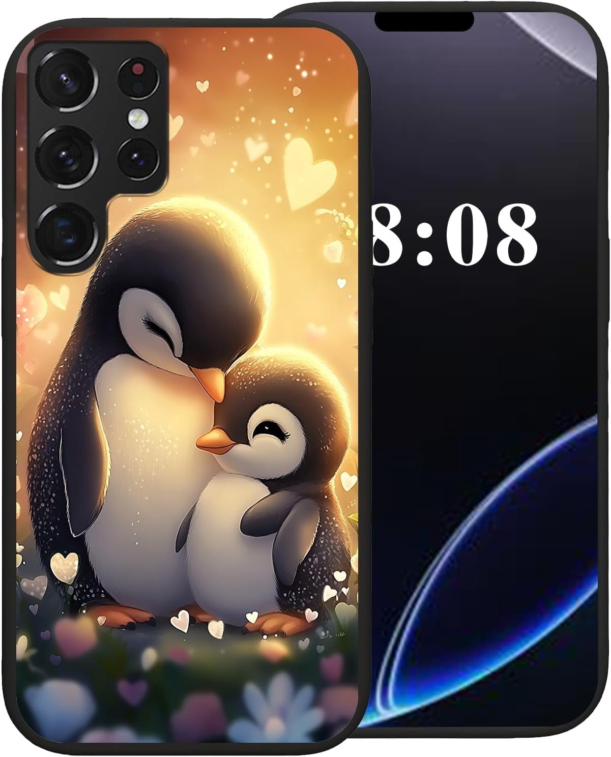 for Samsung Galaxy S24 Ultra Case,Black Soft TPU Silicone Shockproof ...
