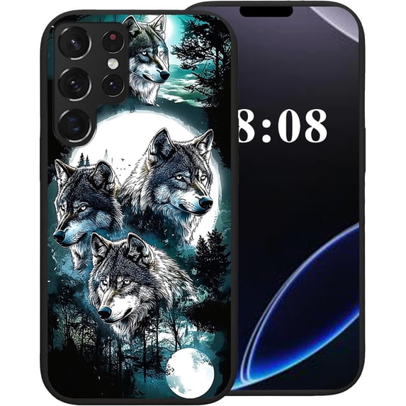 for Samsung Galaxy S24 Ultra Case,Black Soft TPU Silicone Shockproof ...