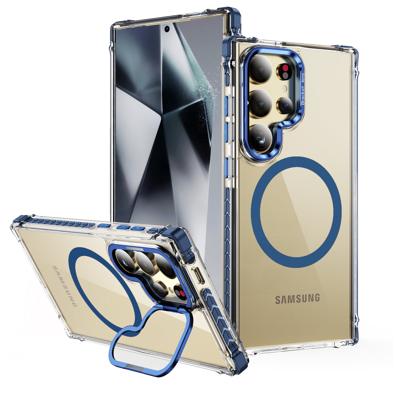 for Samsung Galaxy S24 Ultra Case Compatible with MagSafe, Military ...