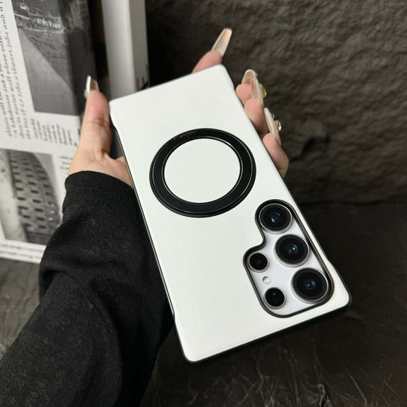 for Samsung Galaxy S24 Ultra Case with Ring Holder Stand, Military ...