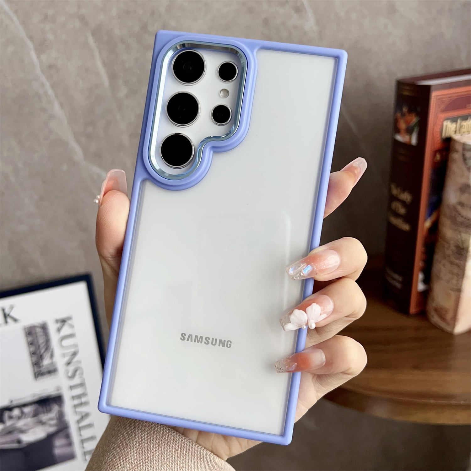 Samsung Galaxy S24 Ultra Case, Transparent with Camera Lens Protector ...