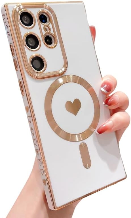 Samsung Galaxy S24 Ultra Love Heart Slim Bumper Cell Phone Case for ...