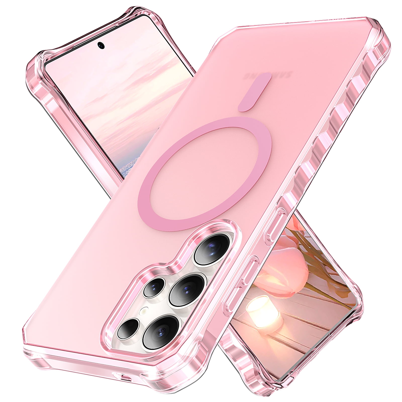 for Samsung Galaxy S24 Ultra Magnetic Case, Military Grade Drop ...