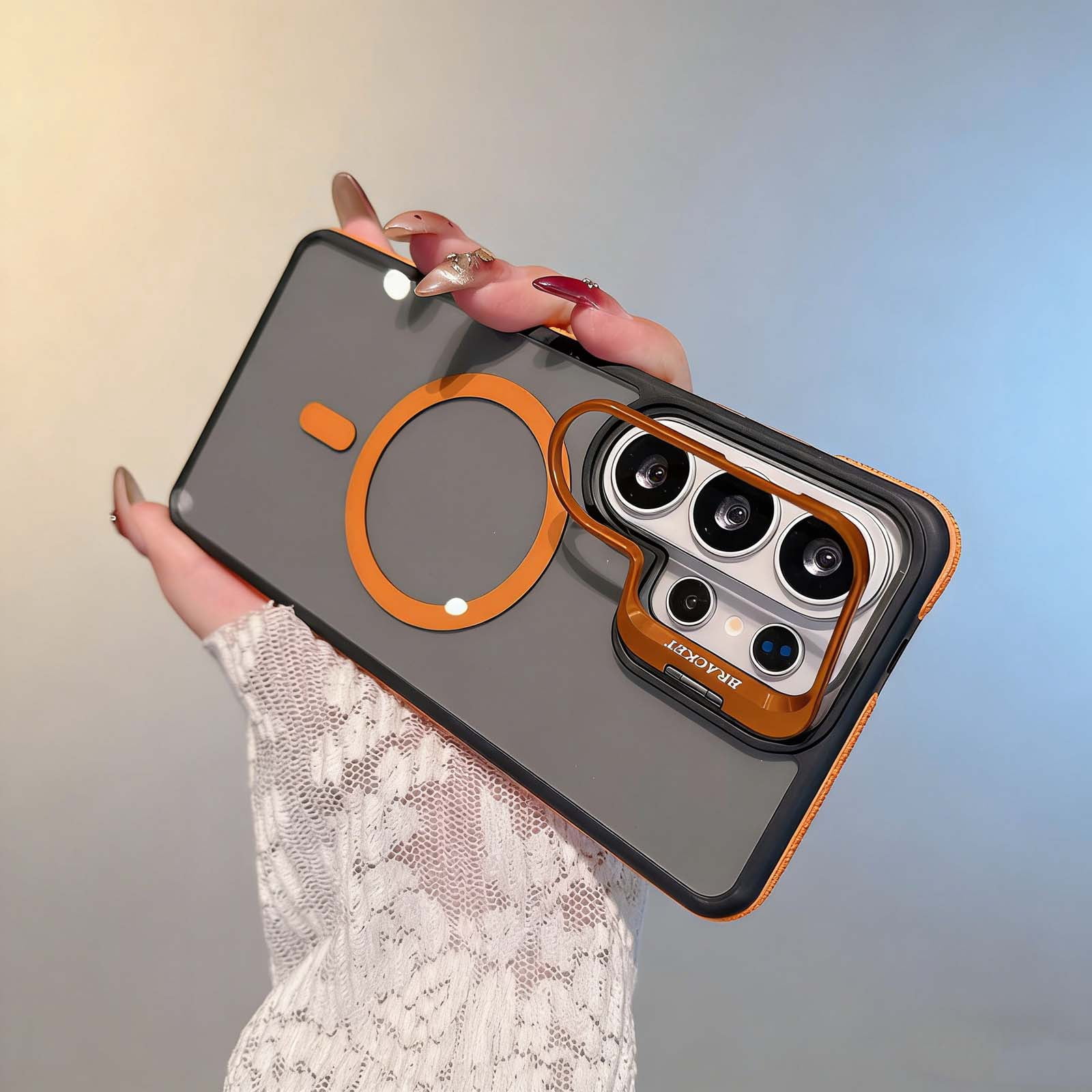 For Samsung Galaxy S24 Ultra Phone Case,With Invisible Contractile Lens ...