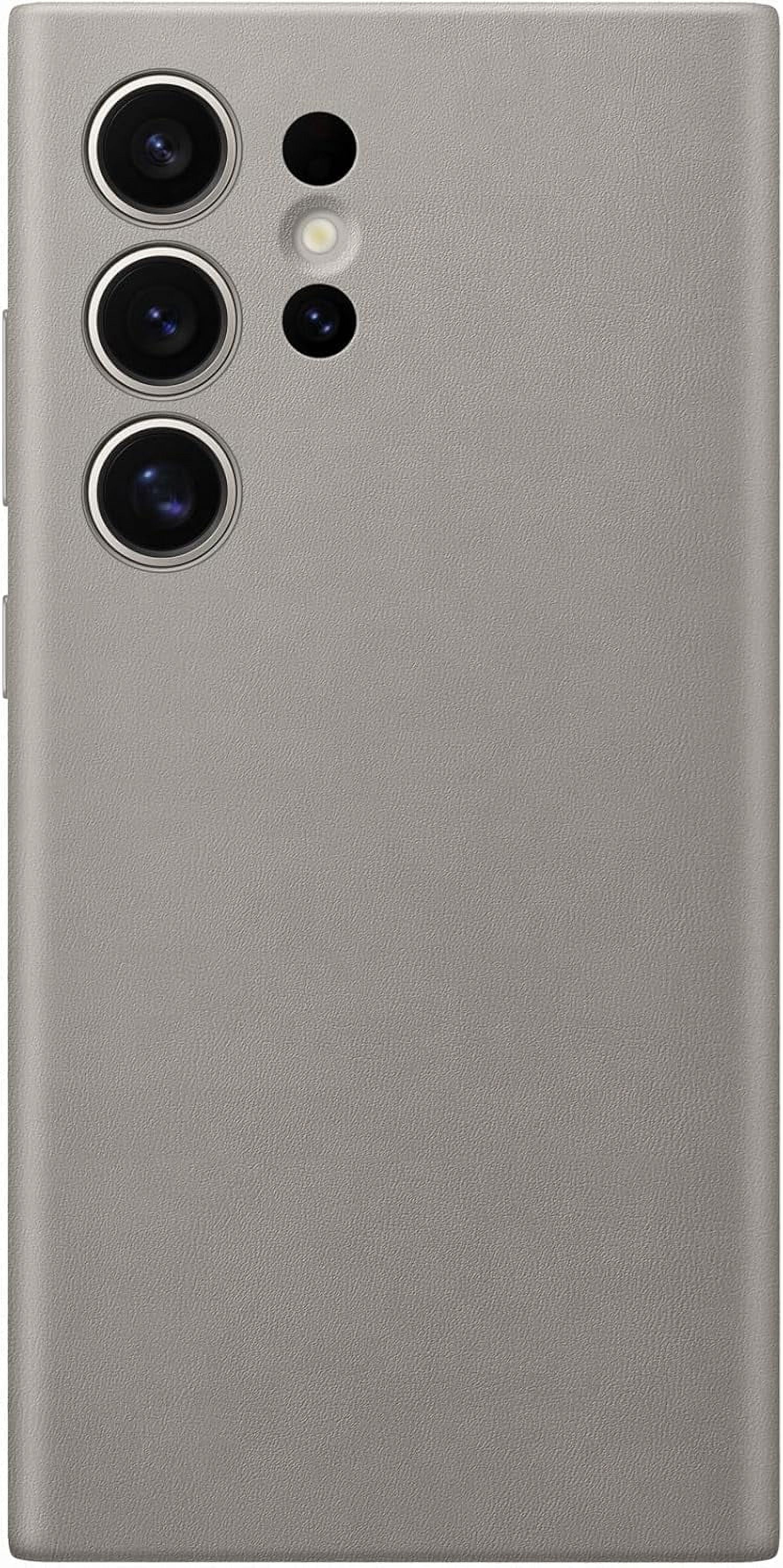 Samsung Galaxy S24 Ultra Vegan Leather Case Taupe - EF-FPS928HCAAW ...