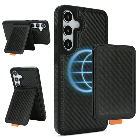 For Samsung Galaxy S25 2-in-1 Wallet Phone Case,Magnetic Detachable ...