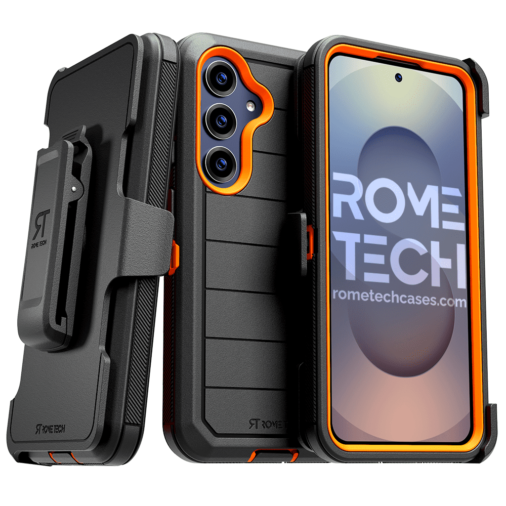 Defender Case for Samsung Galaxy S25 with Belt Clip, Kickstand, Dual ...