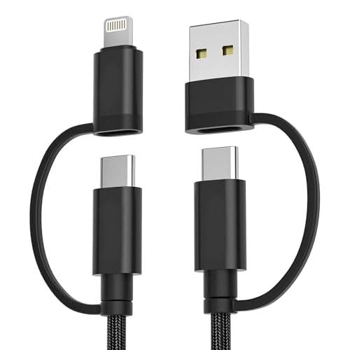 for Samsung Galaxy S25 4 in 1 USB C Charger Cable 6.6ft,60W Fast ...